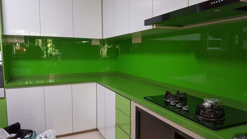 Kitchen Backing Glass | Soon Li Glass Services Pte Ltd