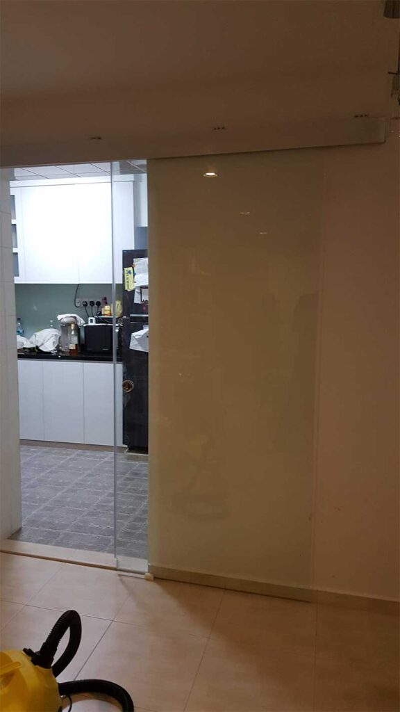 Frameless Sliding Glass Door | Soon Li Glass Services Pte Ltd